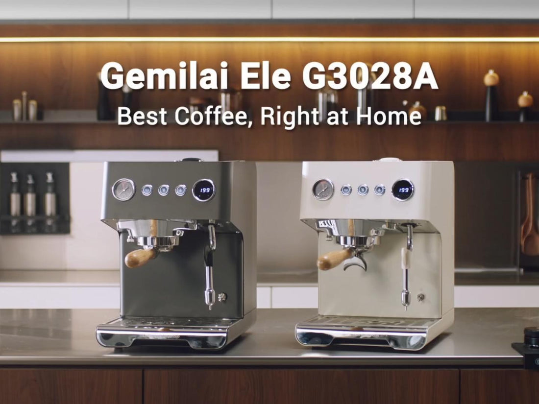Gemilai Ele G3028A Semi-Automatic Espresso Machine with Dual PID ...
