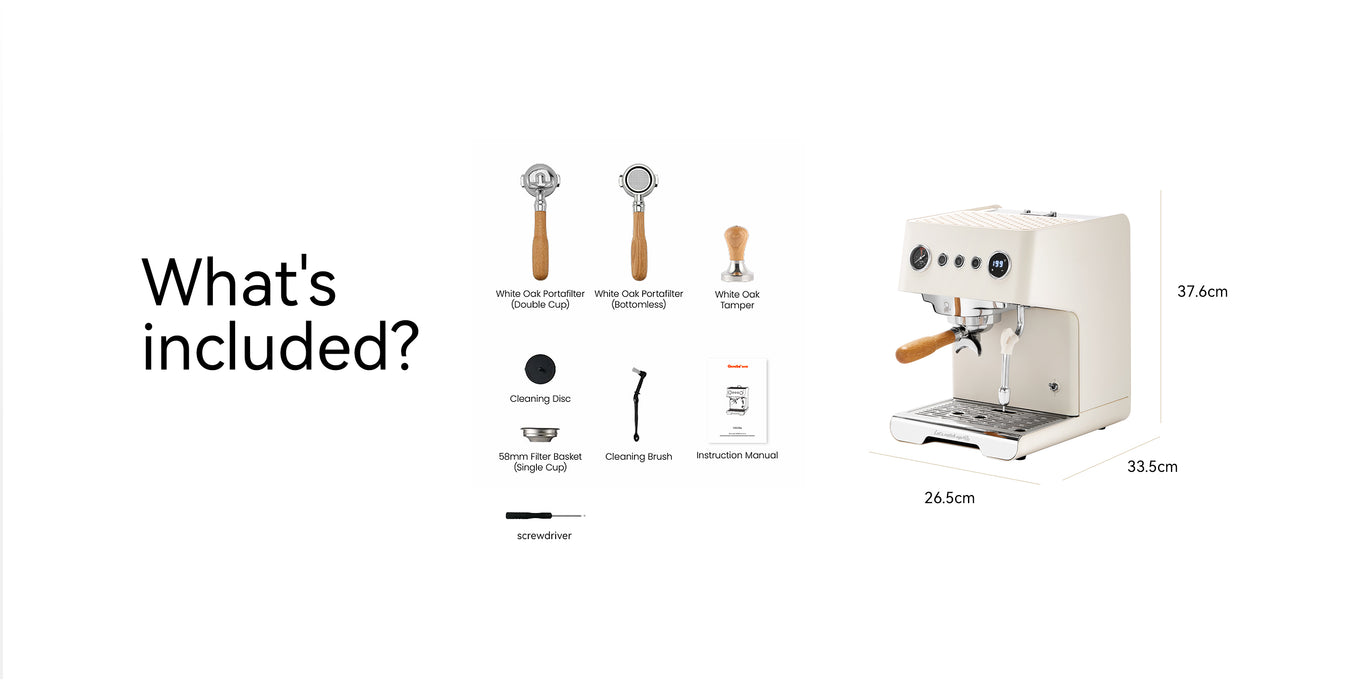 Gemilai Ele G3028A Semi-Automatic Espresso Machine with Dual PID ...